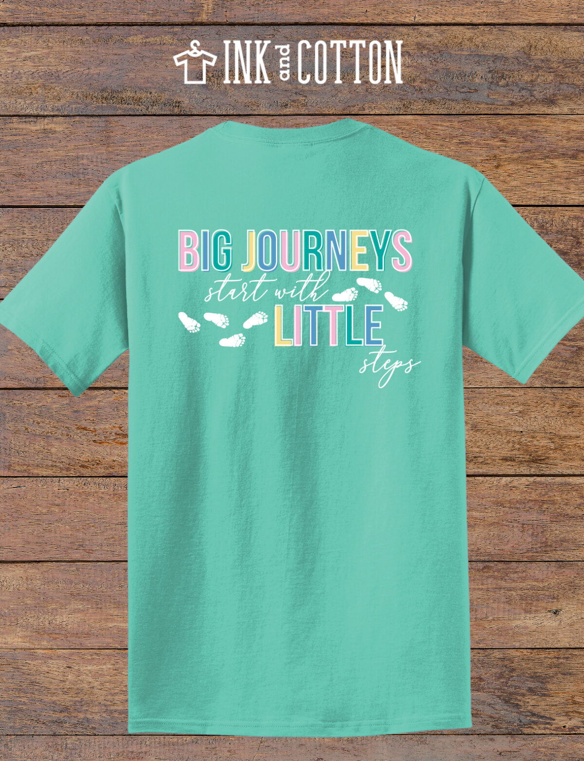 SGMC Big Journeys, Little Steps T-Shirt - Ink & Cotton